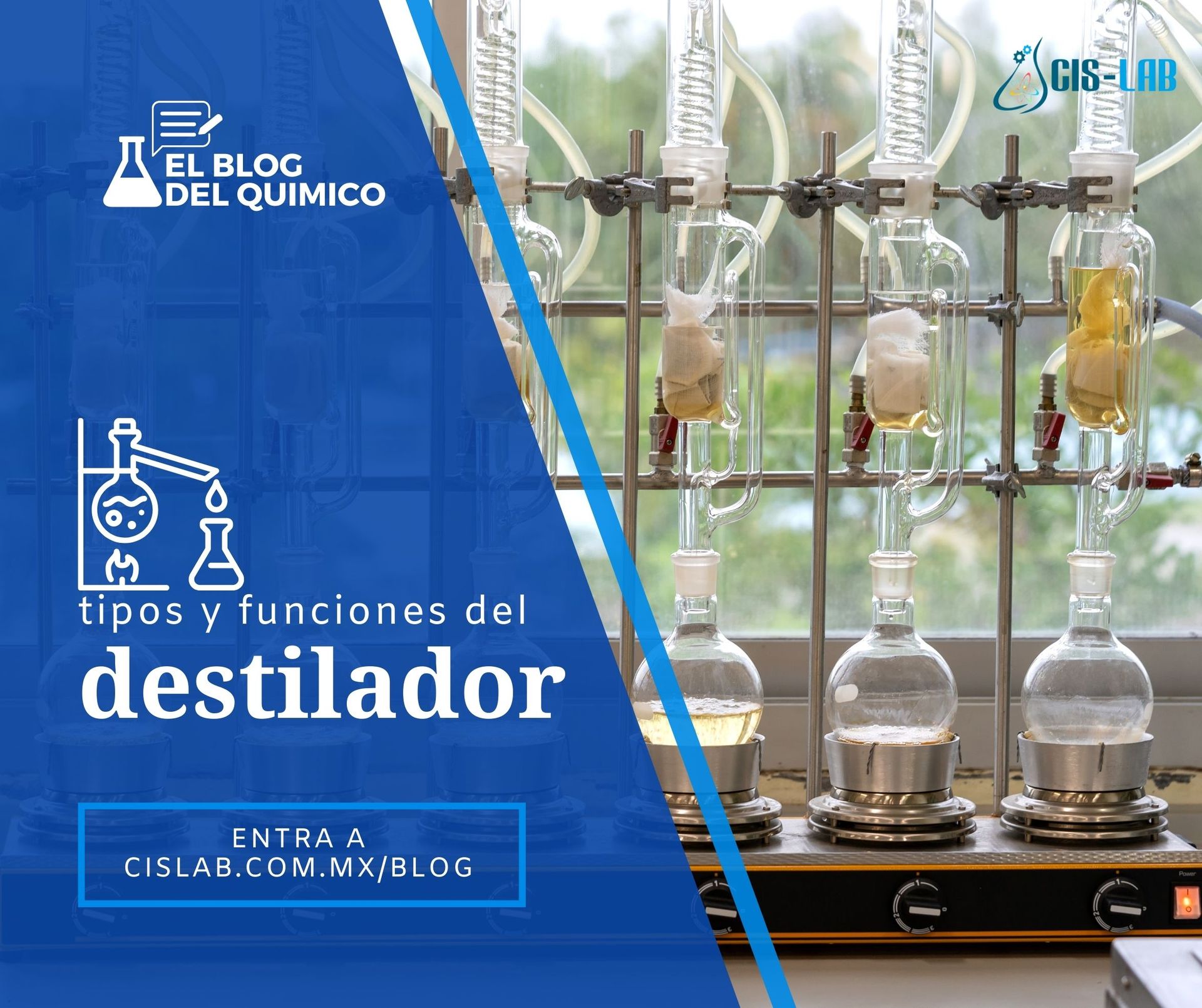 Tipos y Funciones del Destilador | Cis-Lab